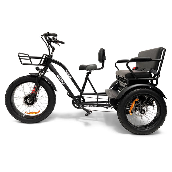 GoBike Forte RS - Electric Tricycle with Rear Seat - Trike - Mobility Mart Plus